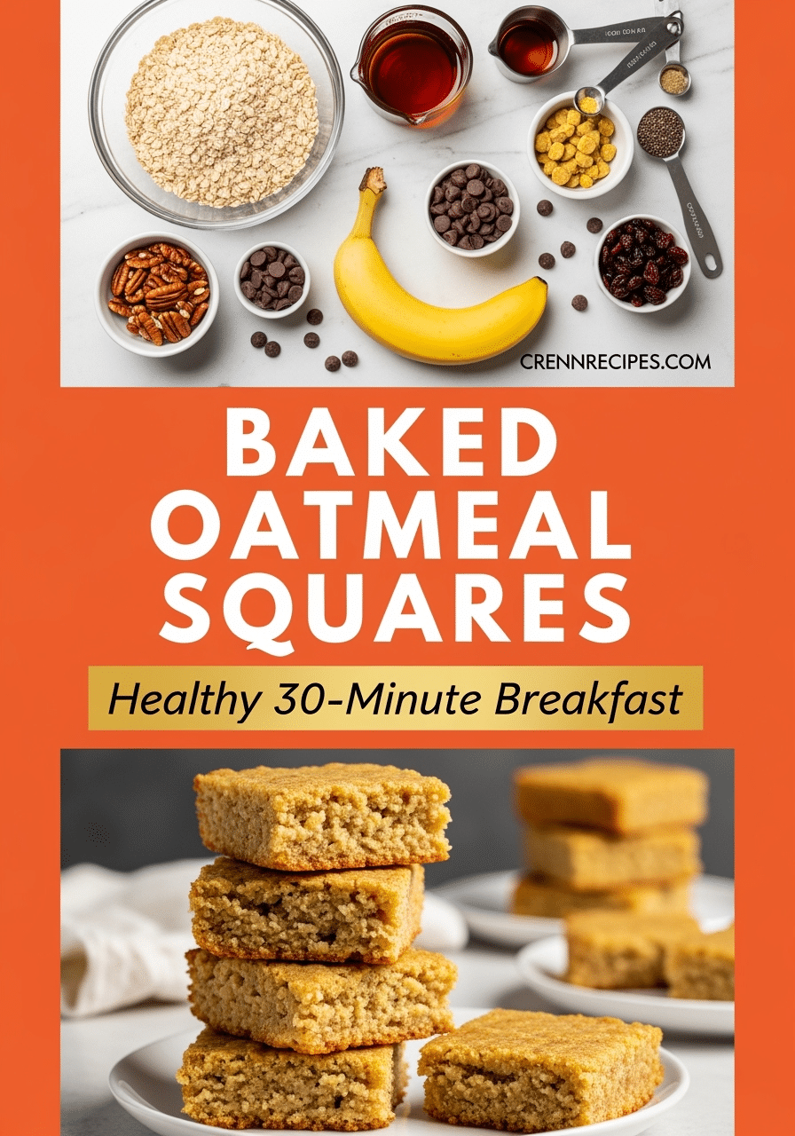 Baked Oatmeal Squares: 5 Amazing Breakfast Recipes (Ready Fast!)