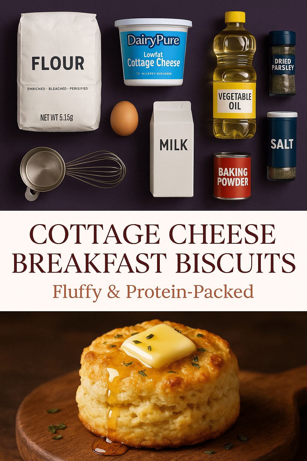 Cottage Cheese Breakfast Biscuits: 15-Minute Amazing Recipe