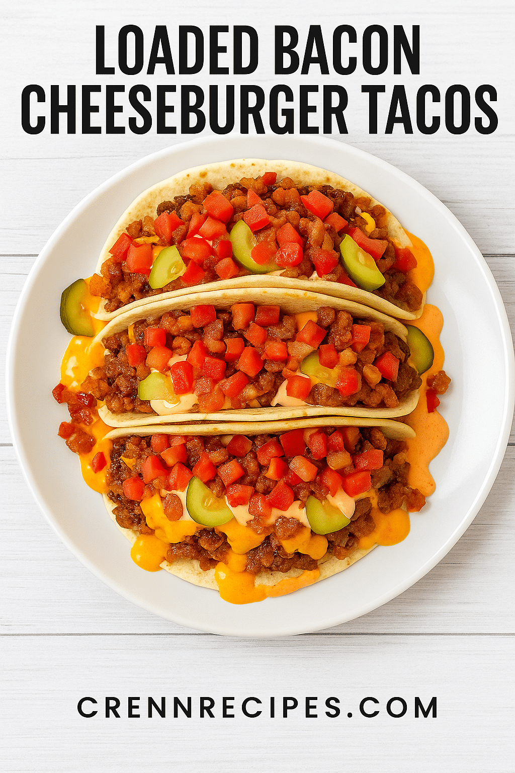 7 Amazing Loaded Bacon Cheeseburger Tacos - Ultimate Fusion Recipe