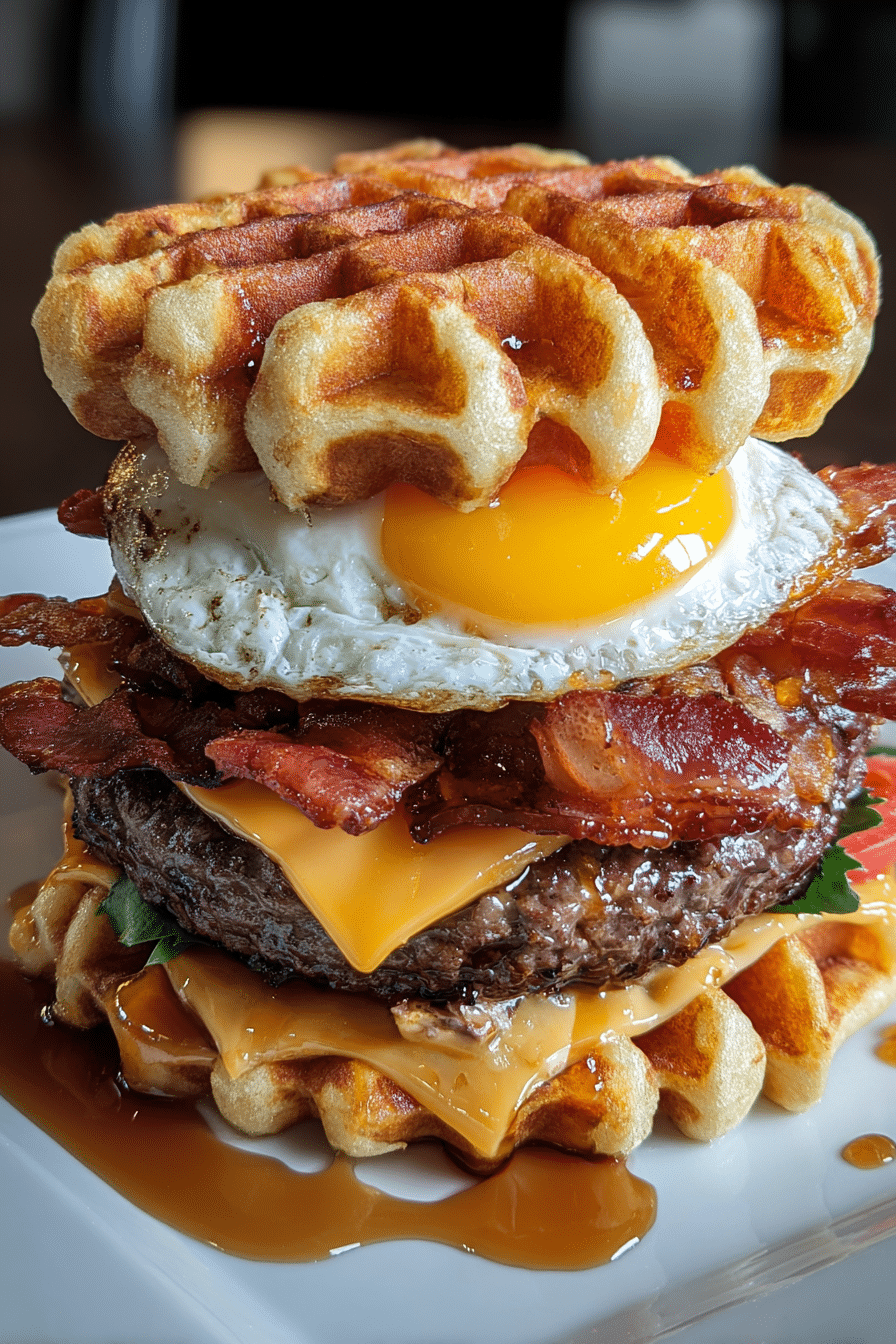 Maple Bacon Waffle Burger: 5 Amazing Steps to Breakfast Heaven