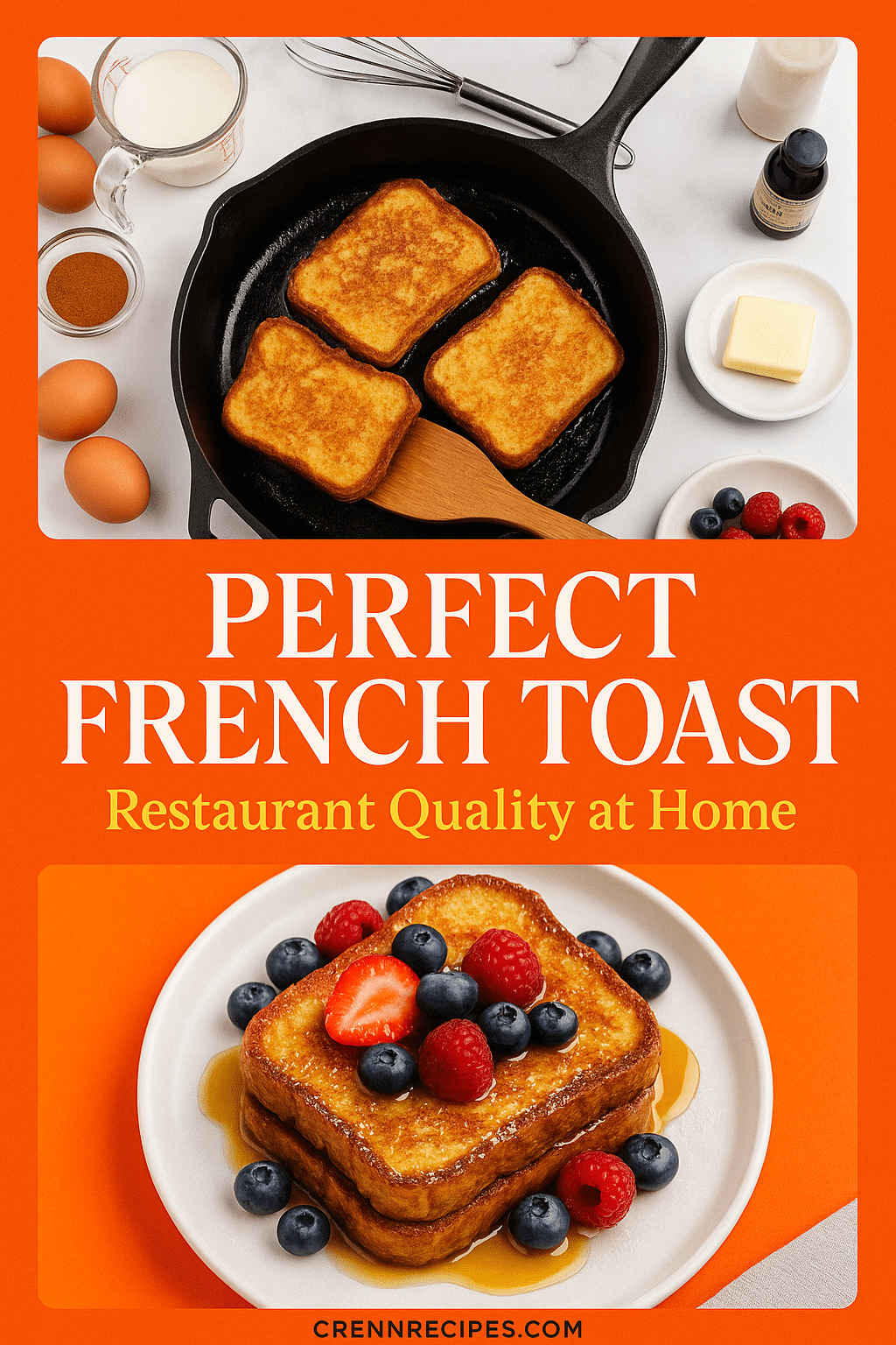 French Toast Recipe: Perfect Golden Breakfast (5 Ingredients)