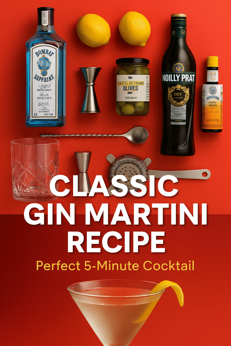 Gin Martini Recipe: 6 Secret Steps for Perfect Cocktails