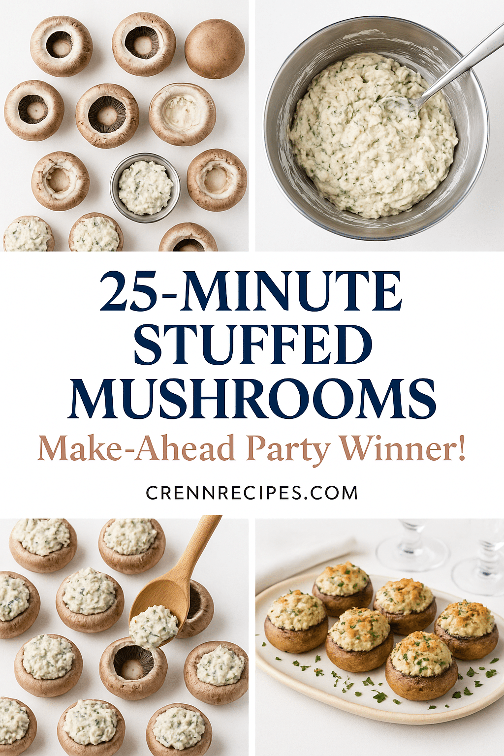 Stuffed Mushroom Caps: 5 Ultimate Party Appetizers Everyone Loves