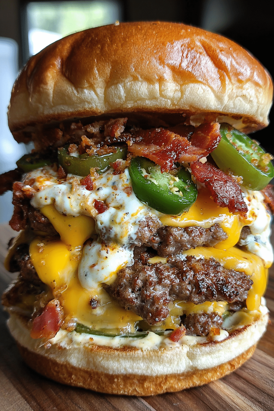 Jalapeño Cheese Burger: 7 Explosive Bacon Popper Stuffed Burger Secrets