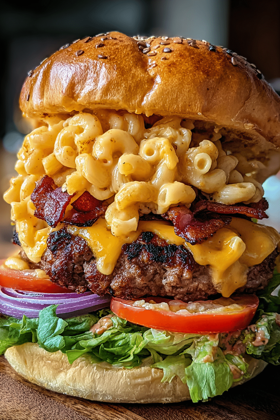 Bacon Mac 'n' Cheese Stuffed Burger: 1 Epic Recipe Guide