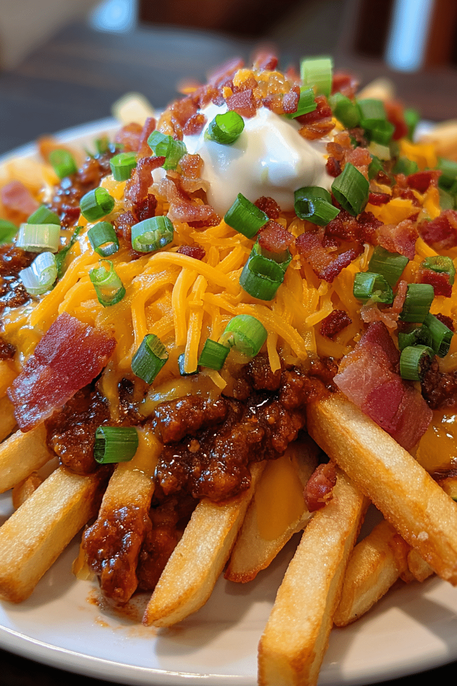 I Made Delicious Bacon-Wrapped Chili Cheese Fries