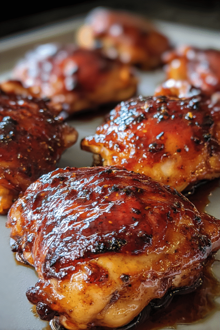 Spicy Maple Bourbon BBQ Chicken Thighs: 7 Amazing Grilling Secrets