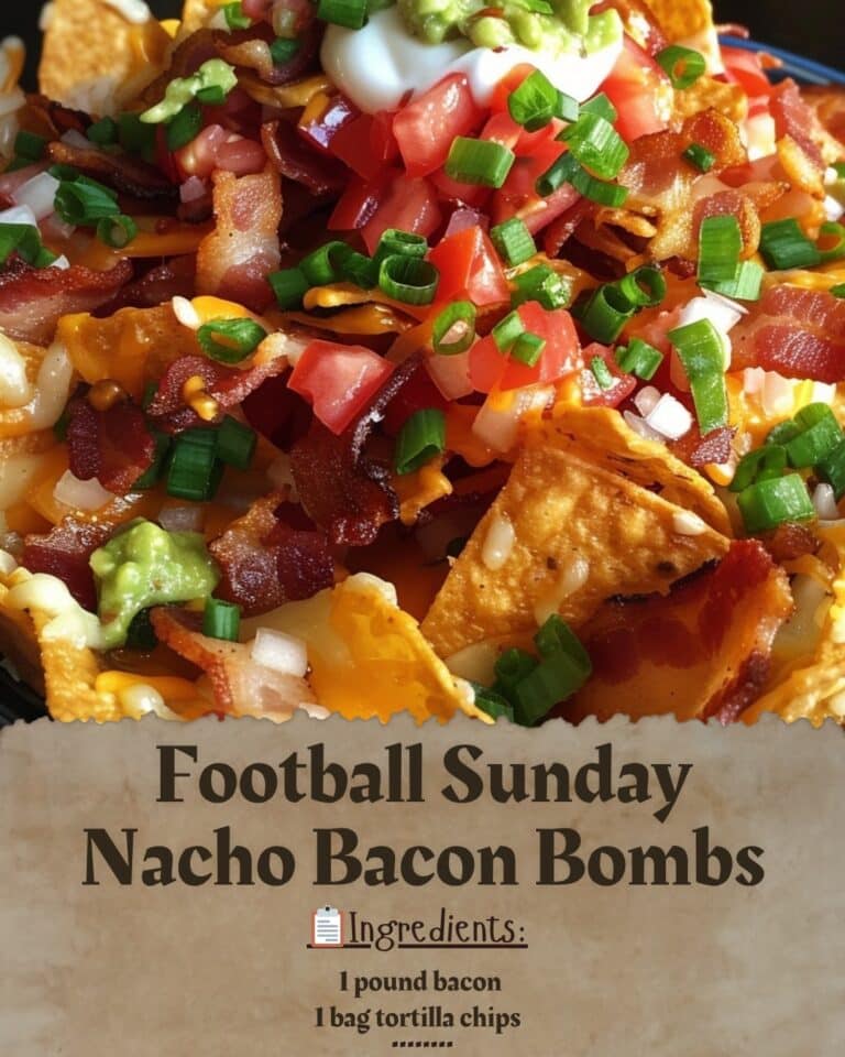 Football Sunday Nacho Bacon Bombs: Irresistible Game Day