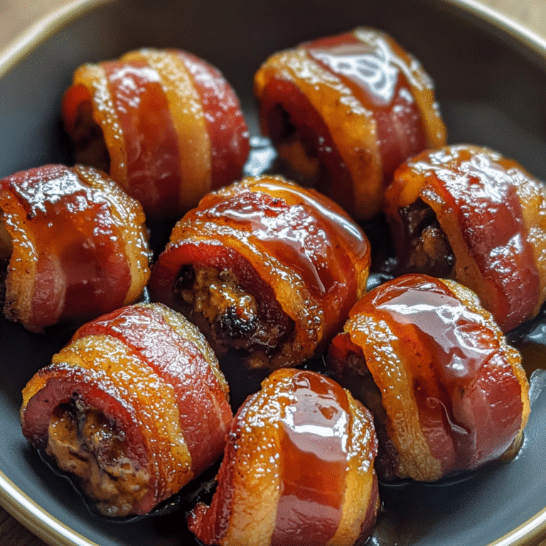 Maple Fire Glazed Bacon Bombs: Irresistible Sweet & Savory